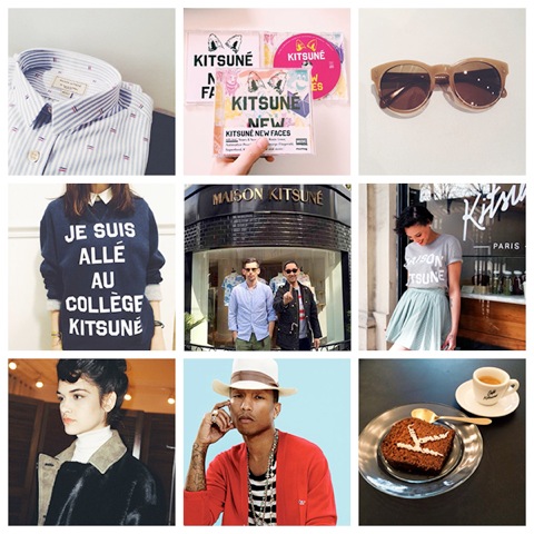 Follow @Kitsuné on Instagram! | Maison Kitsuné